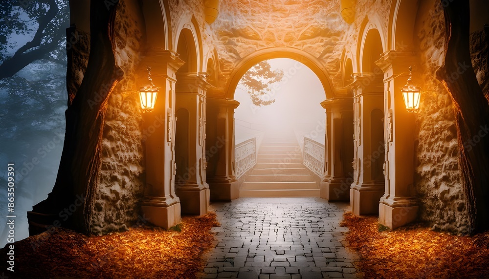 Moody, atmospheric background with a dramatic, cinematic lighting ...