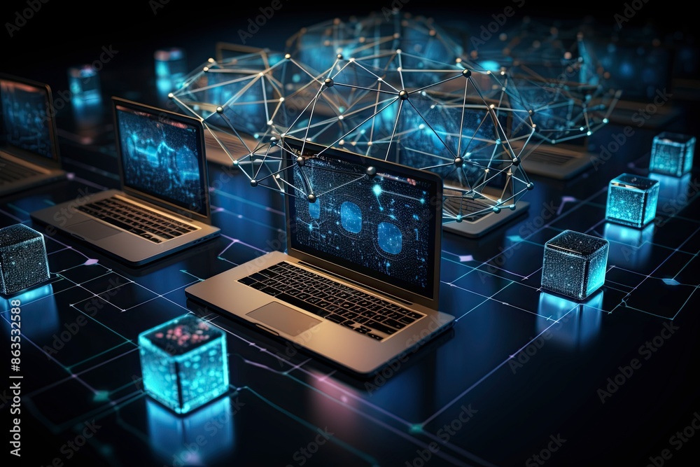 Blockchain as a decentralized and distributed ledger technology that ...