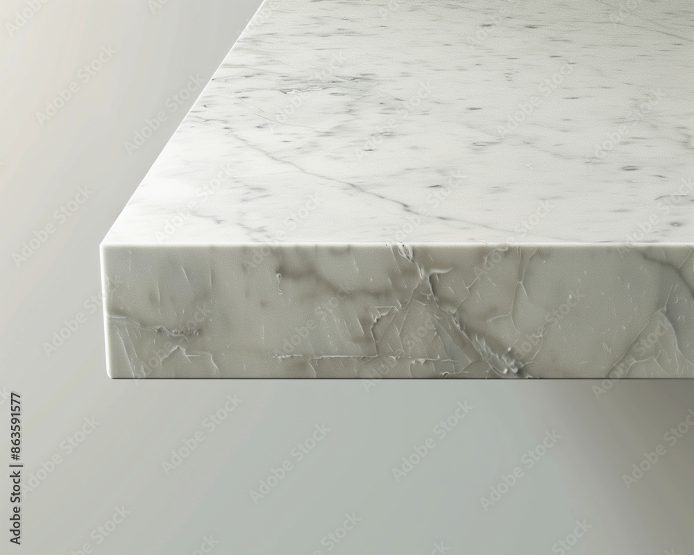 Polished Precision: Carrara Marble Slab Edge - Thickness and Glossy ...