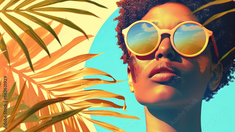 Sun Awareness Campaign: A poster promoting sun safety tips and skin ...