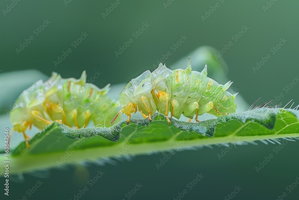 Insect Molting: Capture the process of insects shedding their ...