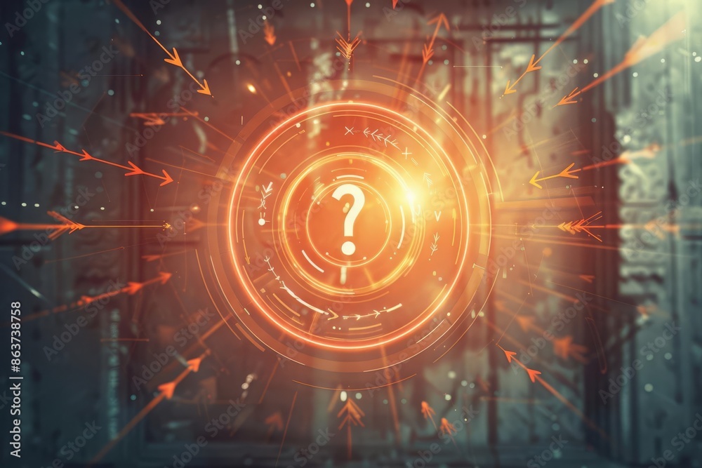 Start with Why, A bullseye with a question mark in the center ...