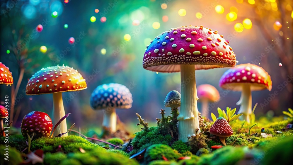 Vibrant and whimsical mushroom desktop wallpapers , nature, forest ...
