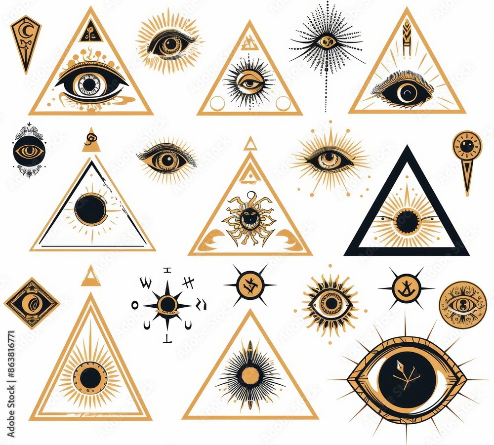 In relation to the Illuminati, Masonic pyramids are featured along with ...