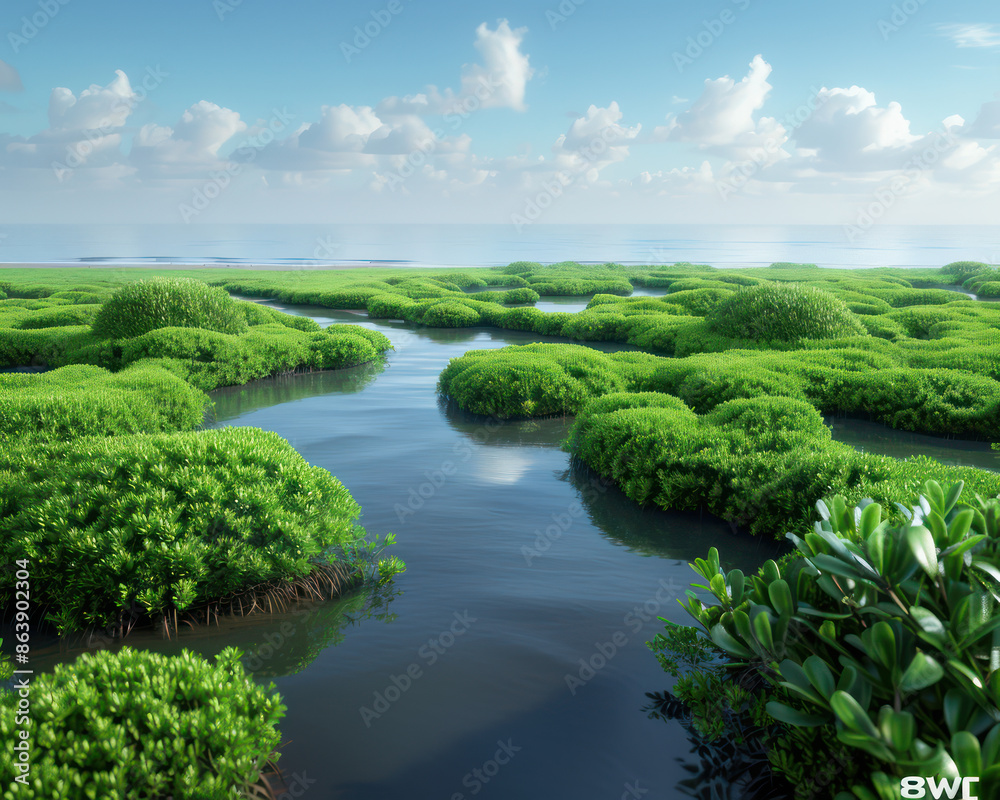 Explore the Unmatched Natural Beauty of a Mangrove Forest by the Sea ...