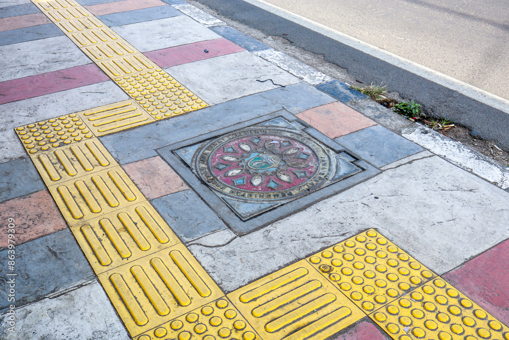 Lembang Bandung, Indonesia - June 9th 2024 : Pedestrian Pathway with ...