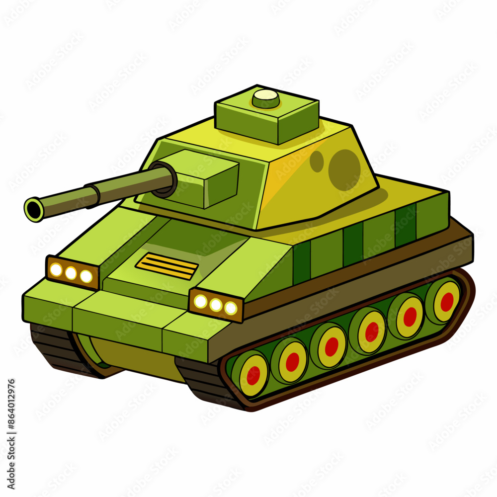 tank clipart cartoon Illustration drawing Stock Vector | Adobe Stock