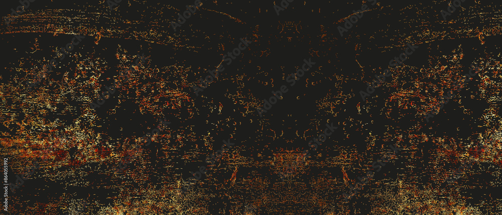 Grunge overlay effect black background screen overlay illustration ...