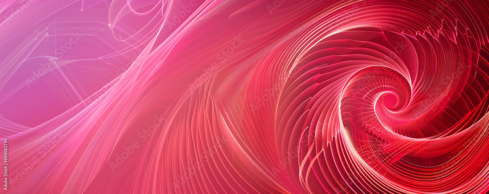 Abstract geometric background with swirling lines and spiral shapes in ...