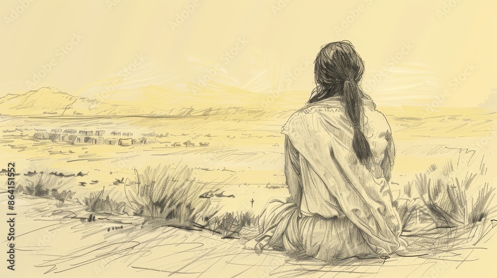 Numbers:Miriam and Aaron Oppose Moses,Miriam Isolated with Leprosy in ...