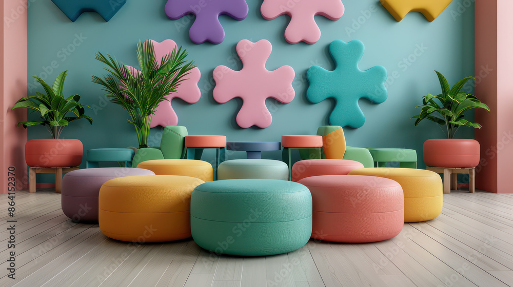 Puzzle Piece Themed Classroom Decorations Promoting Inclusion Create ...