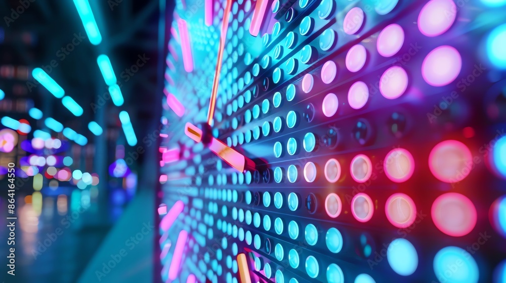 Event Countdown Timers Softly lit countdown clocks with glowing ...