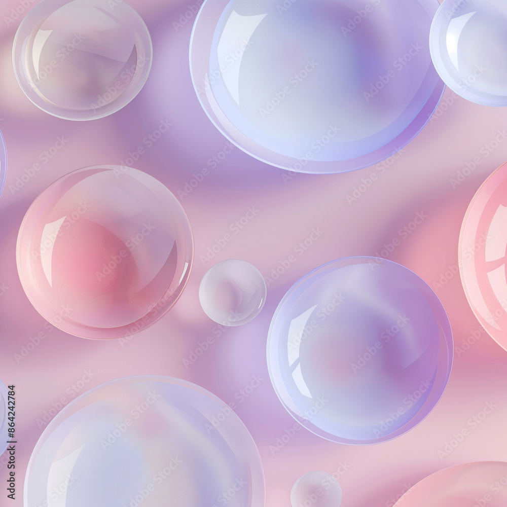 This image features an arrangement of 3D animated circle in various ...