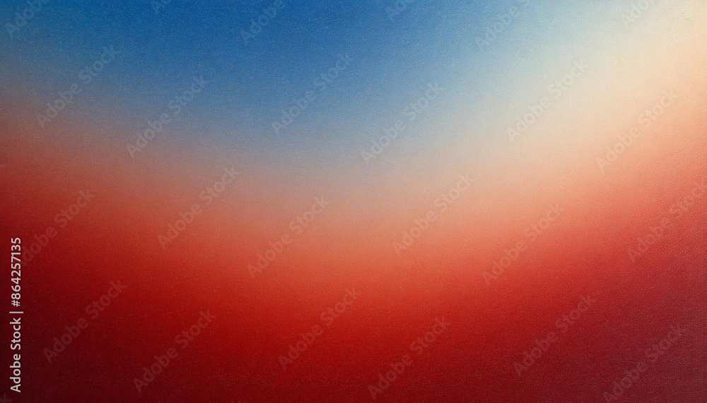 usa flag, abstract gradient patriotic grainy blurred background banner ...
