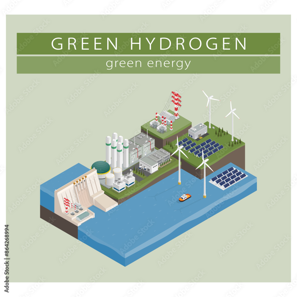 Green hydrogen simple power plant concept with electric supply form ...
