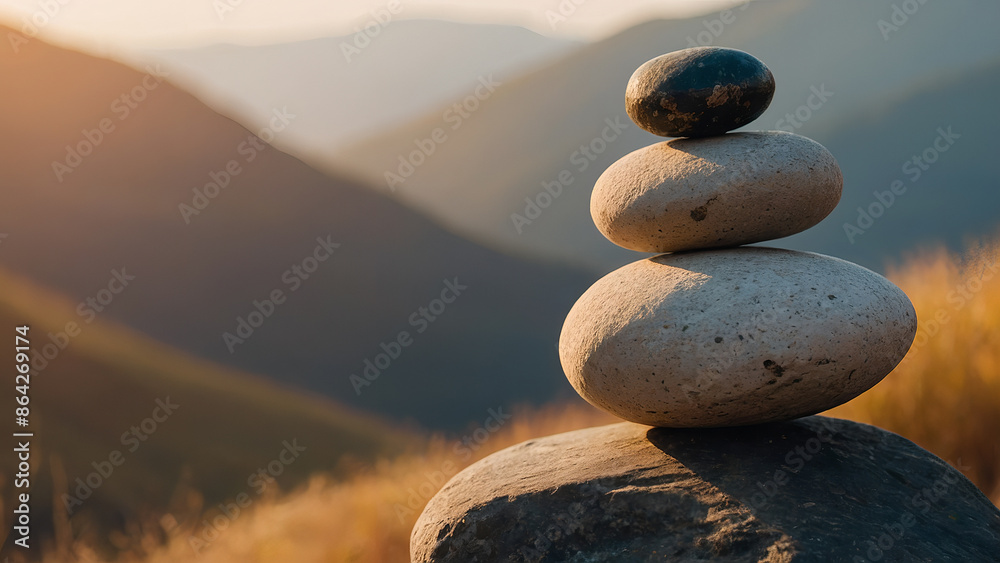 Artistic Zen Rock Balancing - Harmony and Balance in Nature's Sculpture ...
