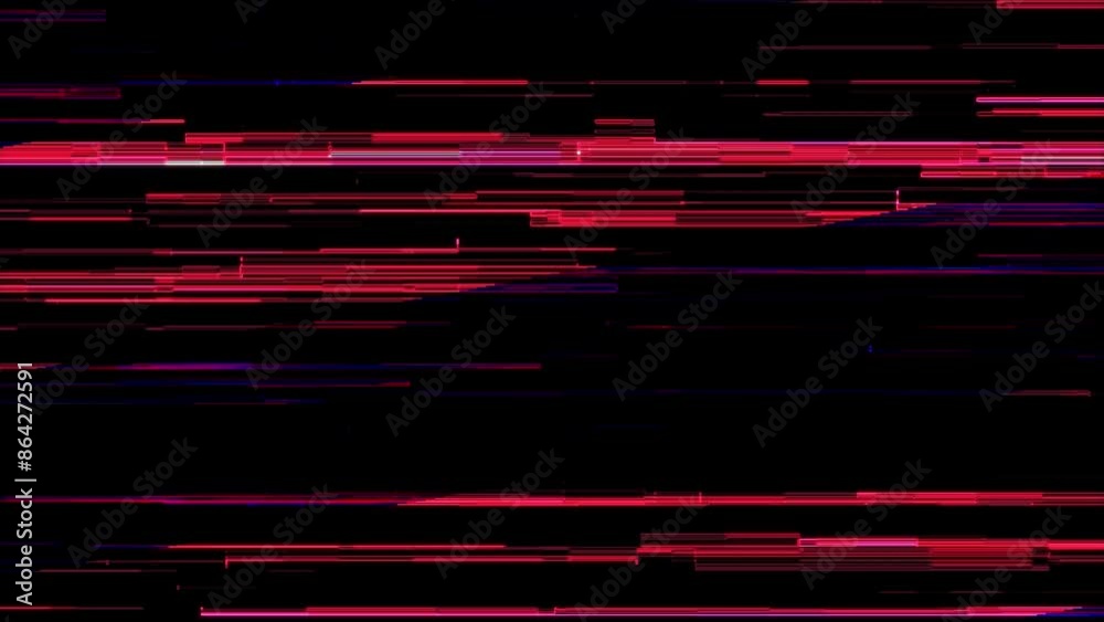 Red Blue Glitch Wave Lines Abstract Error System Error Static ...