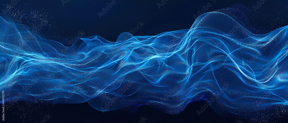 Blue Map of The Earth, Digital Cyberspace and Digital Data Network ...