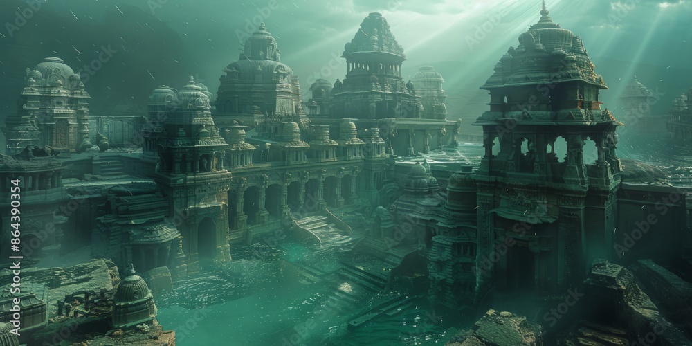 Ancient city of Dwarka, known for its legendary significance and ...