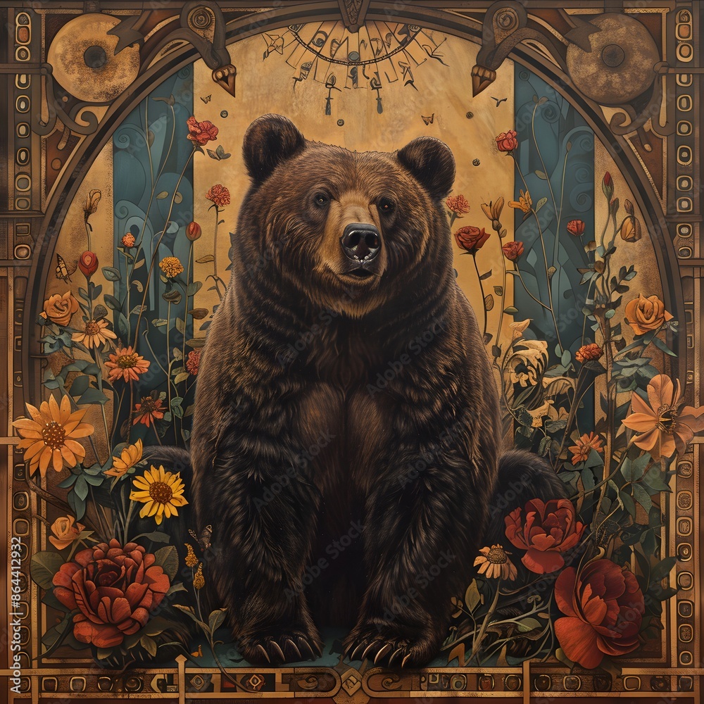 Den of Equality, A bear den decorated with Juneteenth symbols. Art ...