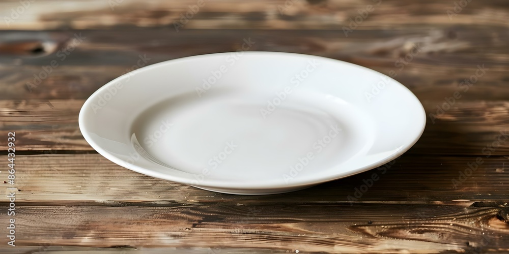 White plate symbolizing anorexia highlighting struggles with food and ...