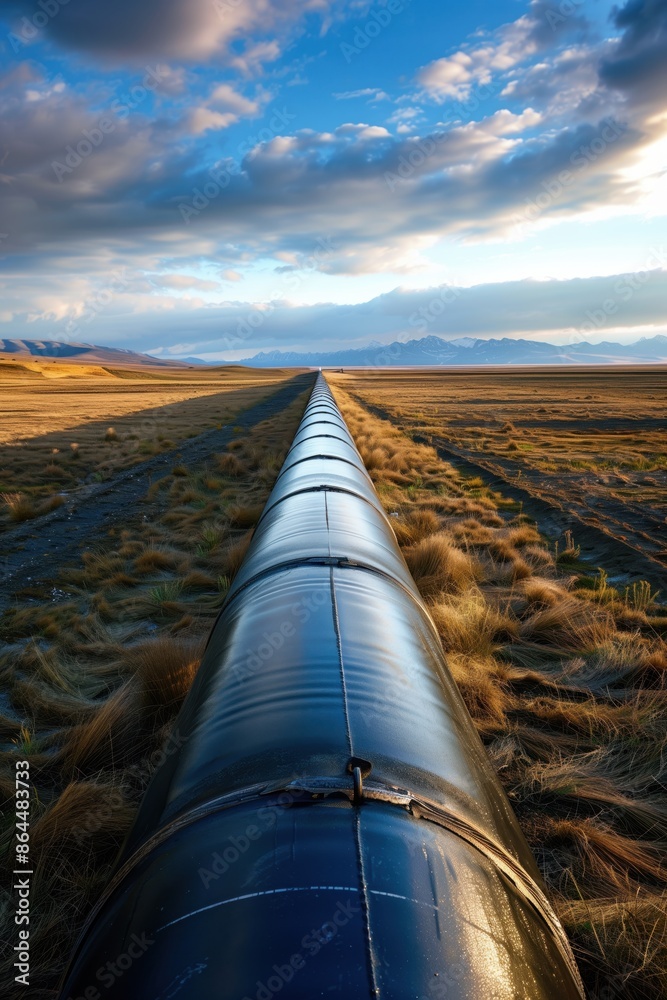 Renewable energy pipeline for clean electricity production in an open ...