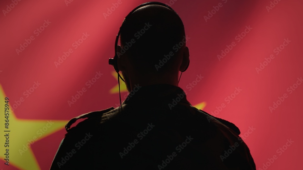 Military dispatcher working for Chinese Communist Party providing informations for troops using ...