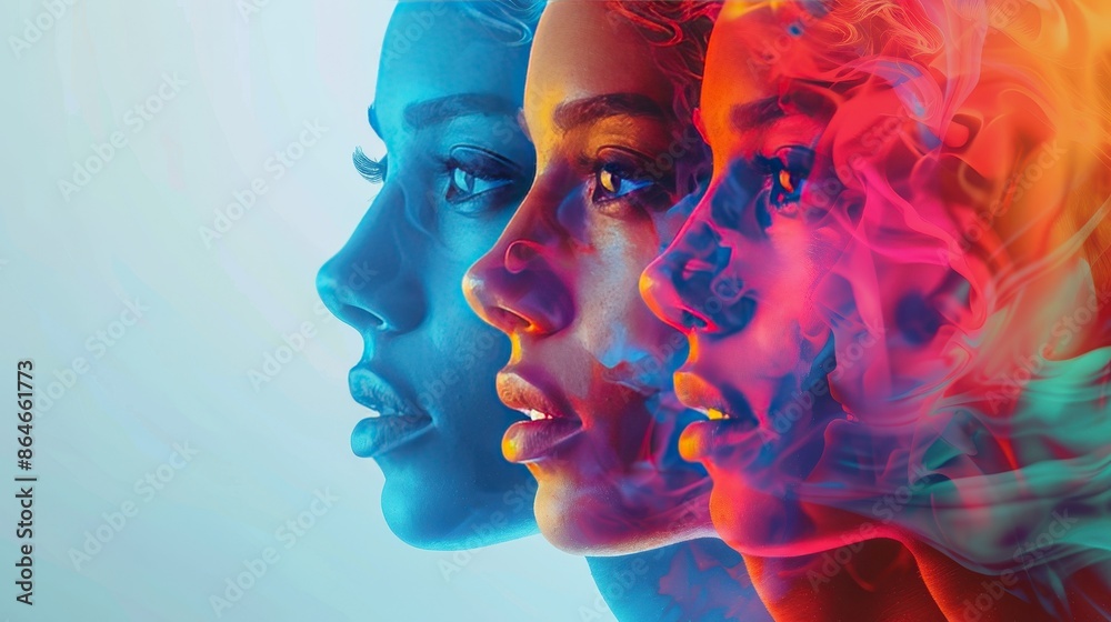 AI-generated digital art of celebrities blending into one another ...