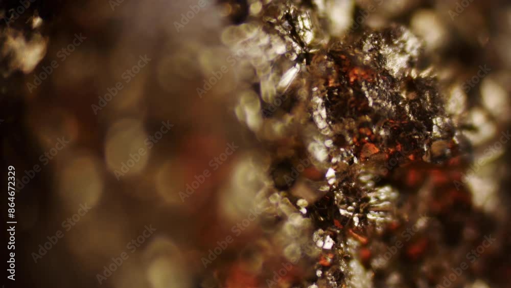 Pyrite Mineral Concept with Crystal Structure Visualization of ...