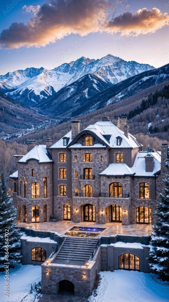 A dream mansion worth tens of millions of dollars with breathtaking ...