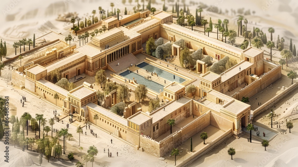 Foto de layout of Persepolis during the Achaemenid Empire in the 5th ...