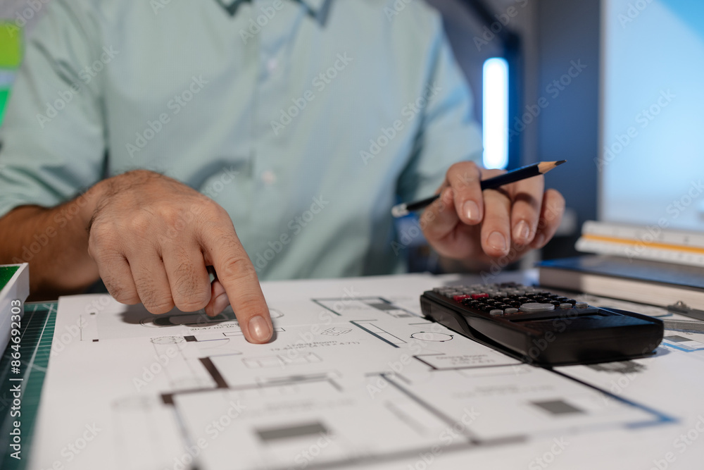 an engineer is using calculator to find the correct numbers for ...