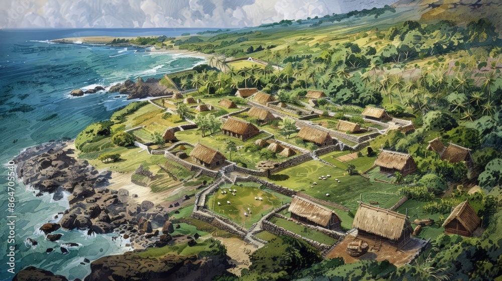 daily life in Rapa Nui during the early Polynesian settlement in the ...