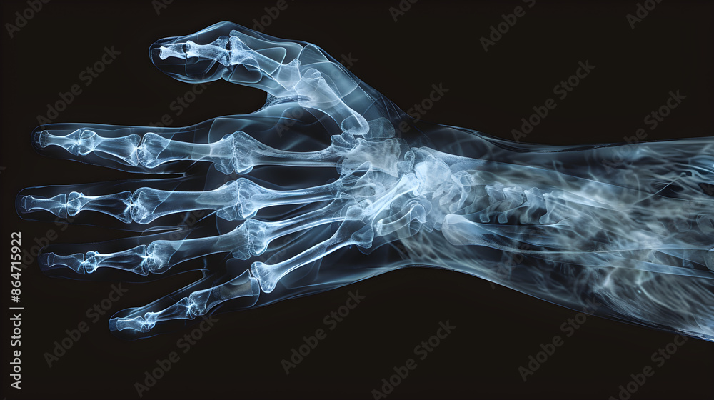 In-Depth Exploration of Human Anatomy: X-Ray Effect Overlay Revealing ...