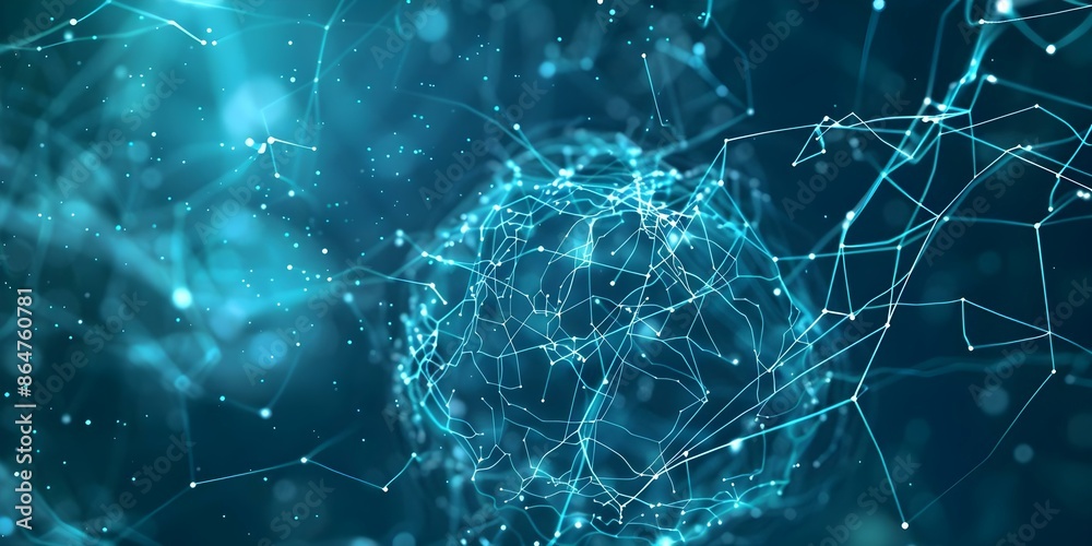 AI system using neural networks for machine learning. Concept Neural ...