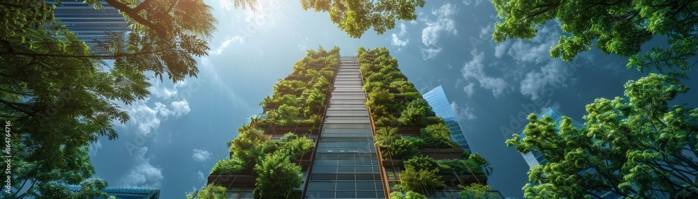 Eco-Friendly Skyscraper: Sustainable Architecture with Integrated ...