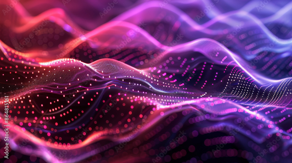 Vibrating sound waves create patterns that can be represented ...