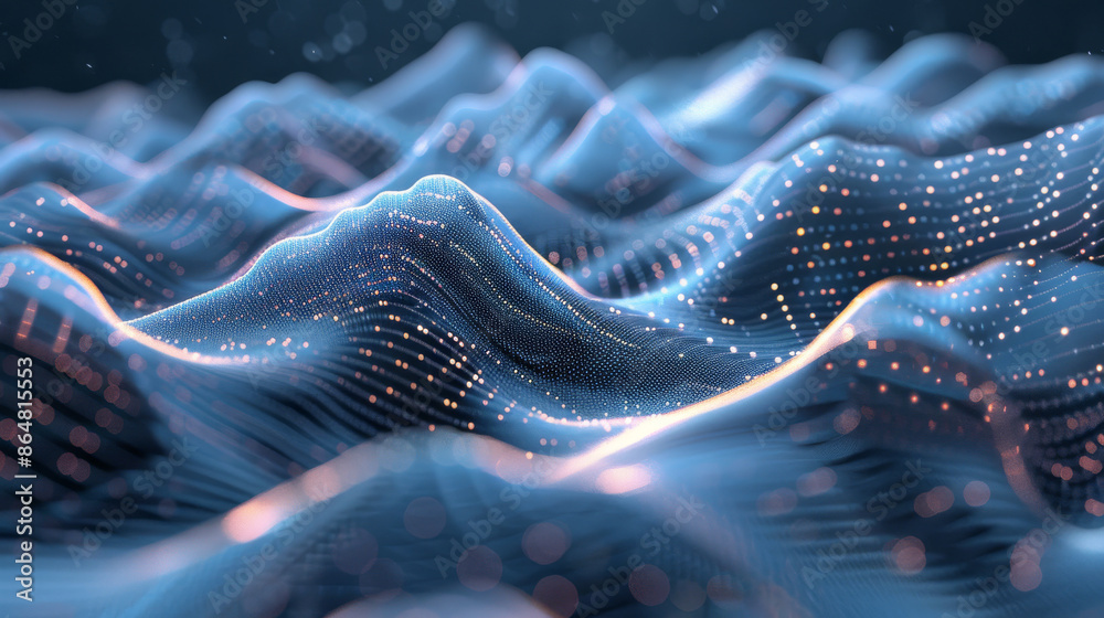 Vibrating sound waves create patterns that can be represented ...