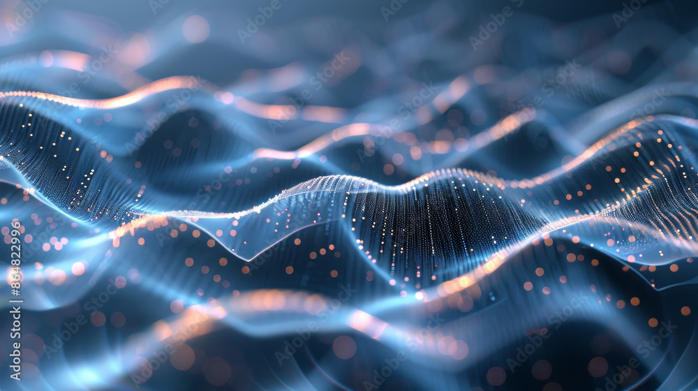 Vibrating sound waves create patterns that can be represented ...