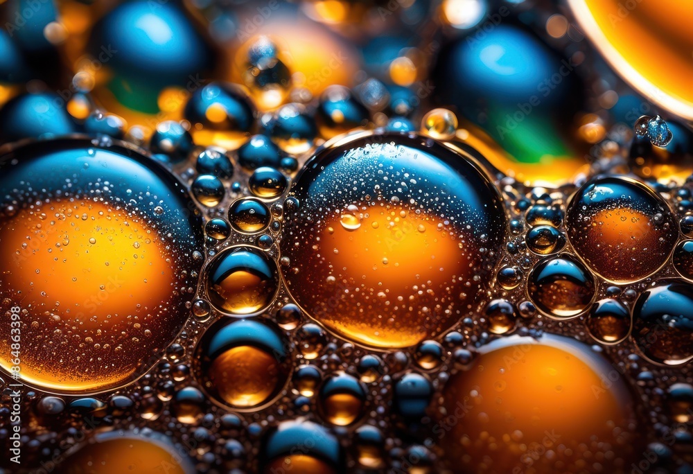 fizzing captivating bubbly texture freshly poured soda, bubbles, carbonation, drink, liquid ...