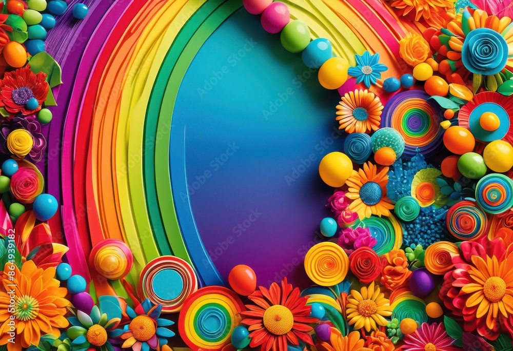 colorful rainbow border family albums, lgbtq, lgbt, pride, love ...