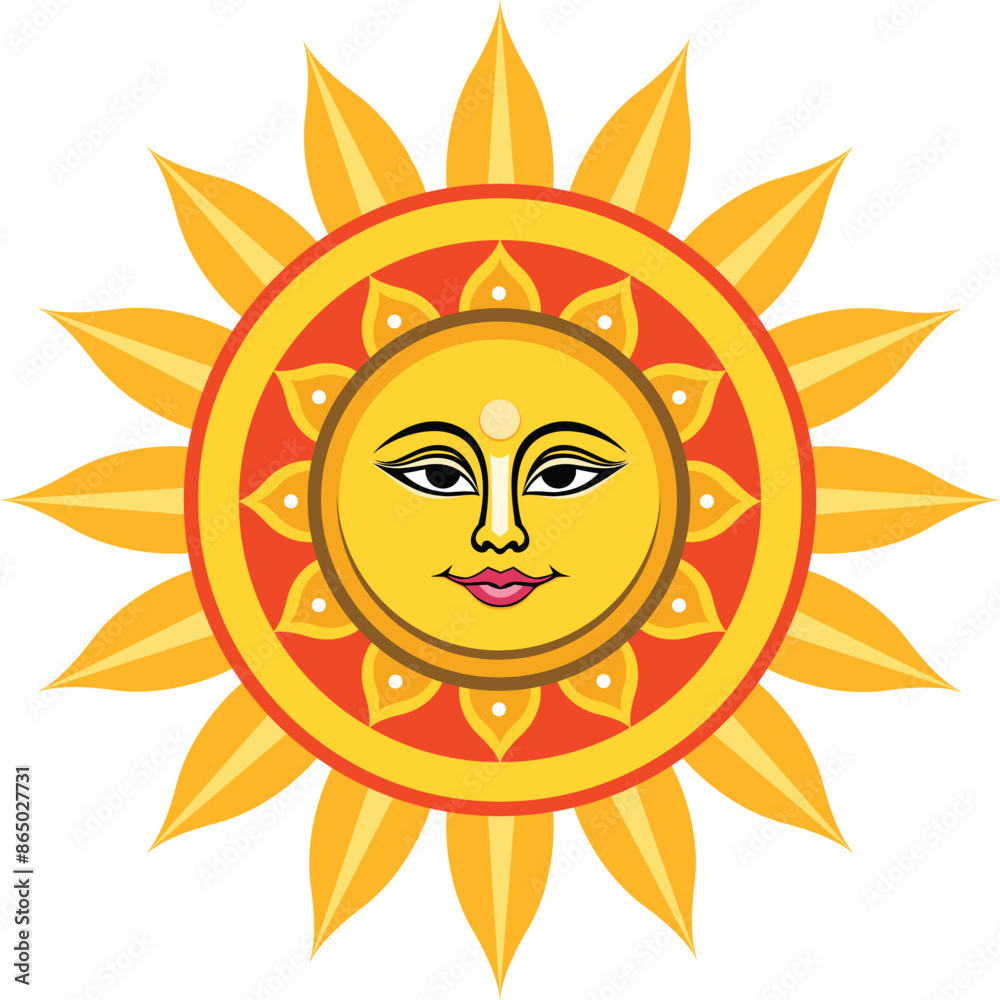 Traditional sinhala and tamil new tear sun in Sri Lanka ,Vector ...