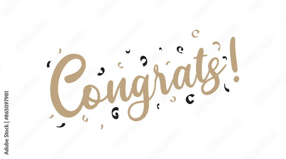 Congrats. Congrats Text Vector. Congratulations collection ...
