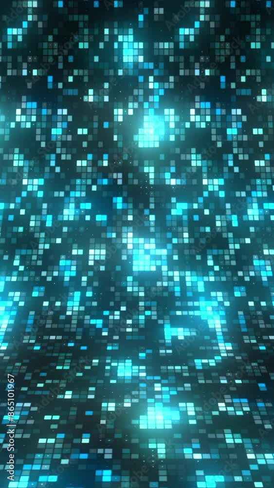 Moving 3d background with shiny squares. Motion. Beautiful background ...