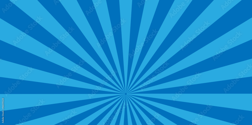 Vector Abstract blue sun rays sunburst backdrop background. seamless ...