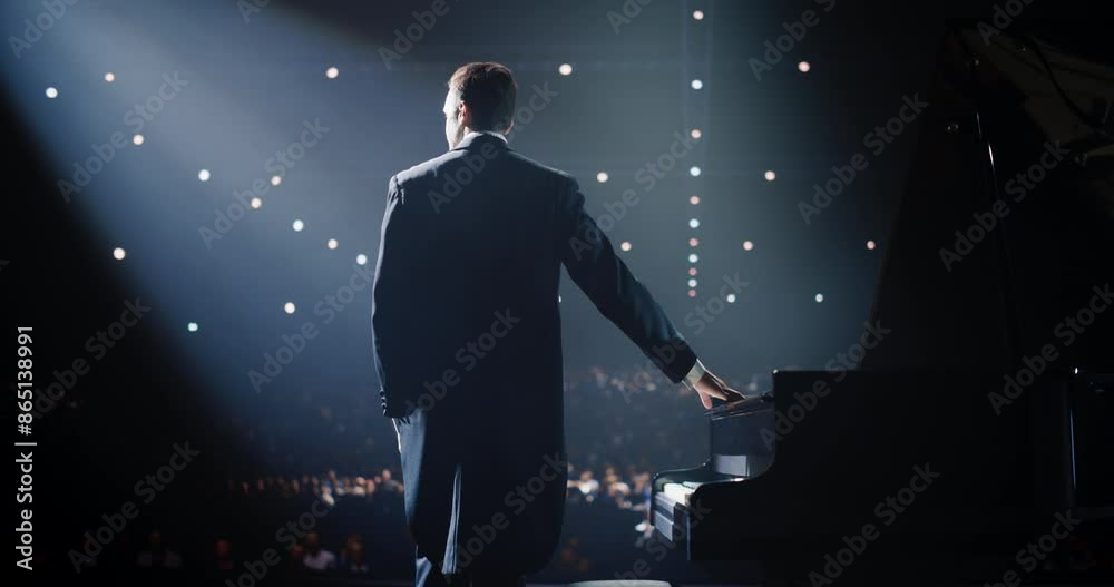 Pianist, Standing Proudly on Stage, Takes a Moment to Thank the ...