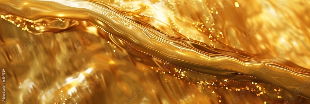 Abstract gold texture background with fluid and dynamic patterns ...