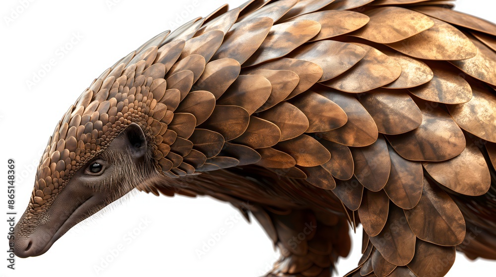 2. Create a high-resolution image of a Pangolin showcasing its unique ...