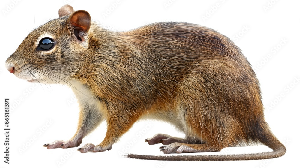 2. Create a high-resolution image of an Agouti showcasing its sleek fur ...