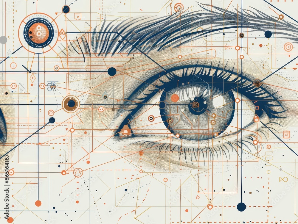 Human senses diagram (eye, ear, nose icons) (sensory organs circled ...